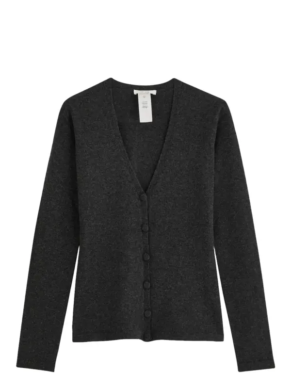 THE ROW Imperia Cashmere Cardigan - Black