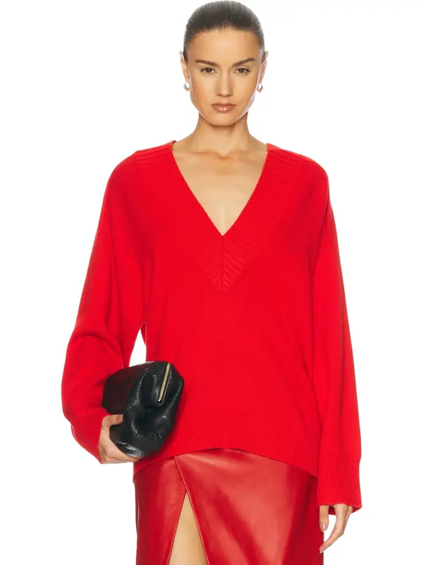 Loulou De Saison Sage Sweater - Tomato