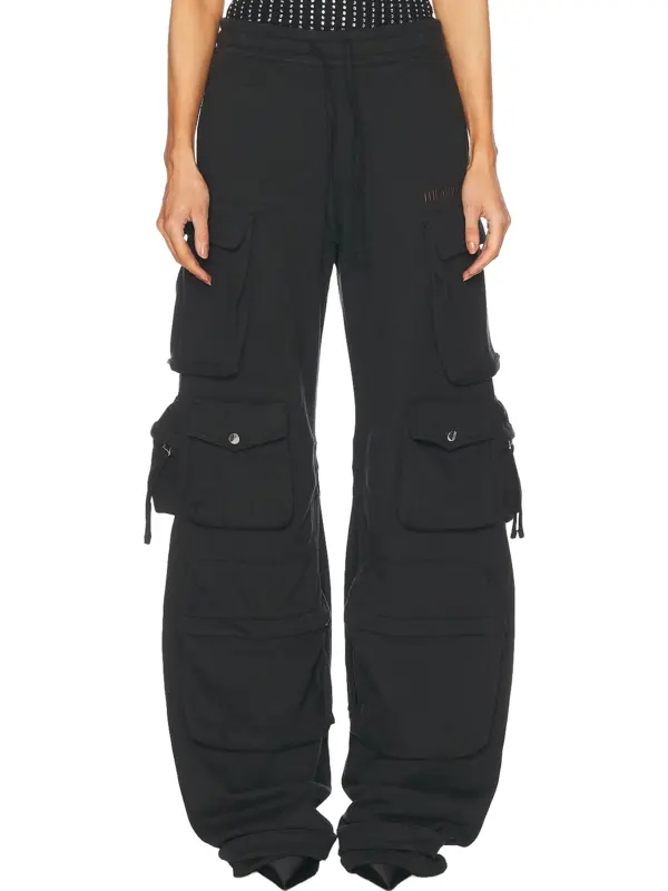 Attico Sweat Pant - Black Fade & Brown