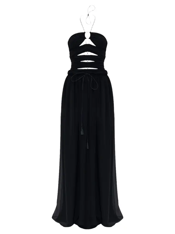 TOM FORD Cut-out Maxi Dress - Black