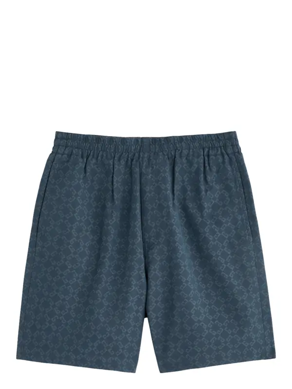 Givenchy Logo-monogrammed Cotton-blend Shorts - Navy