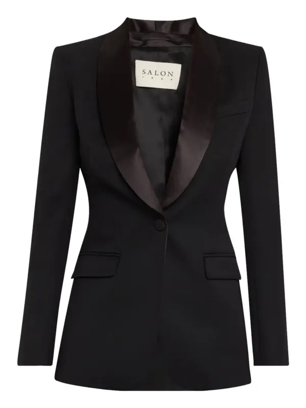 SALON 1884 Azienda Tuxedo Jacket - Black