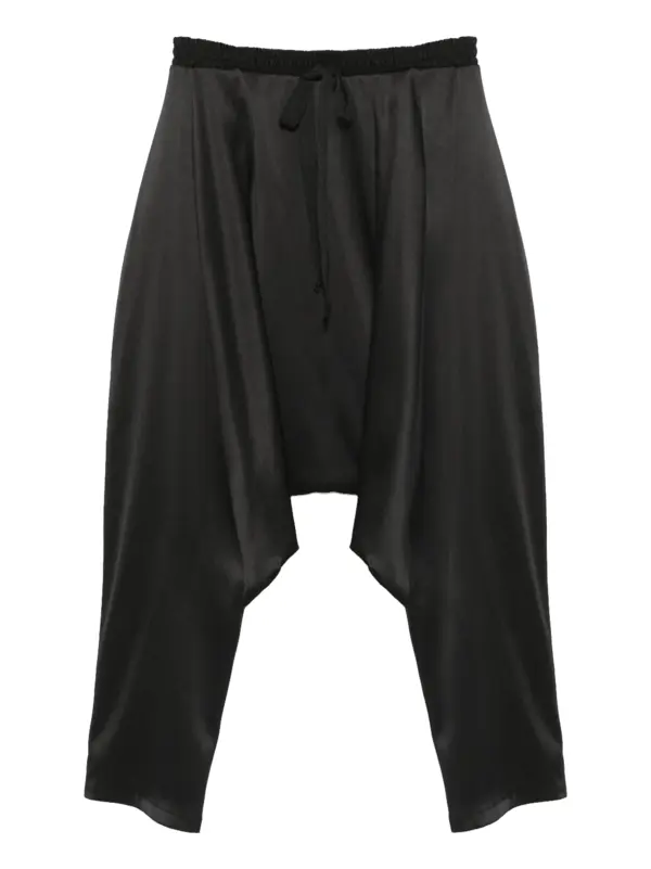 Alchemy Fashions Drop-crotch Trousers - Black