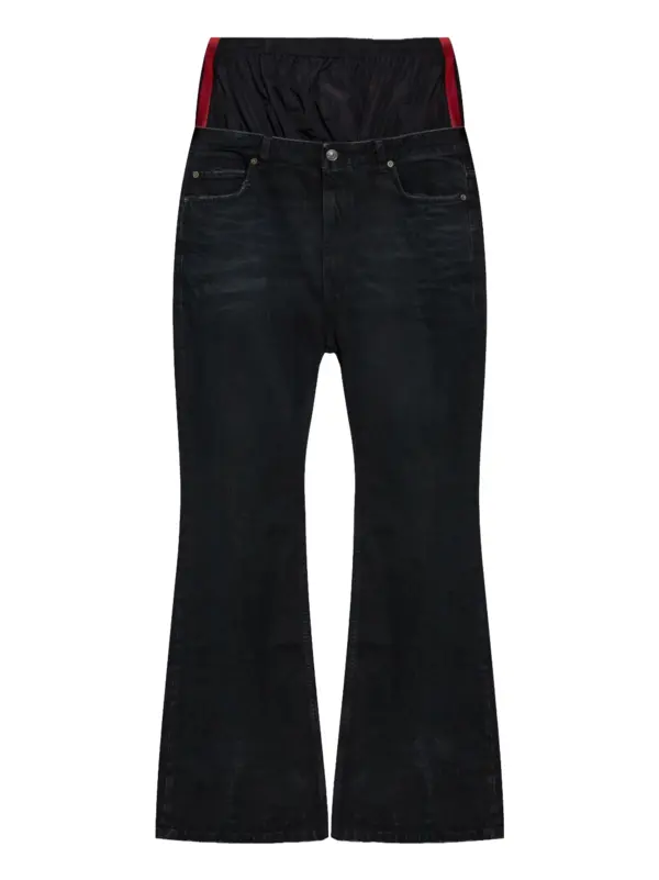 Balenciaga Layered Jeans - Black