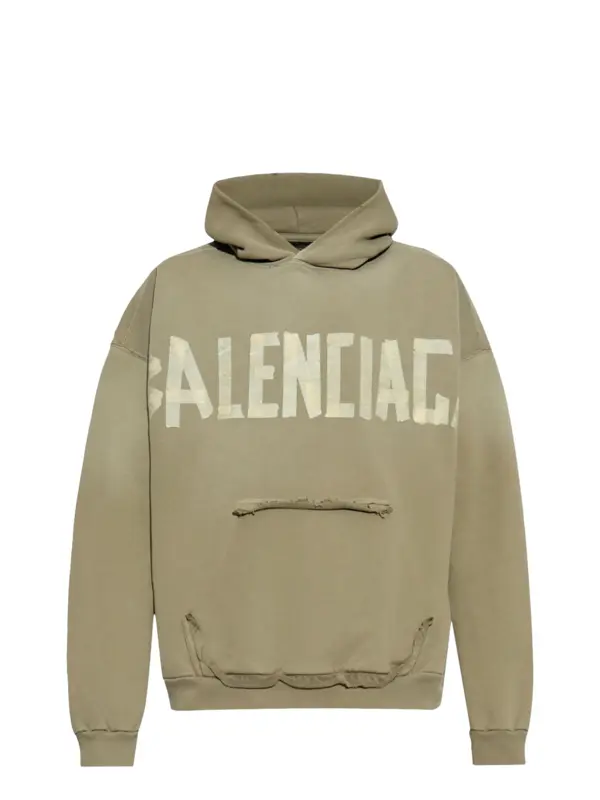 Balenciaga Tape Type Hoodie - Green