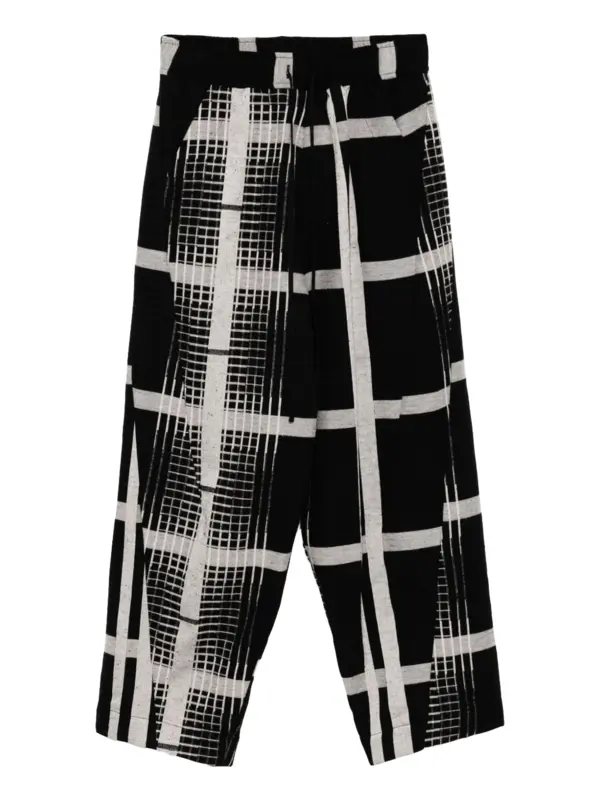 JULIUS Cotton Pants - Black