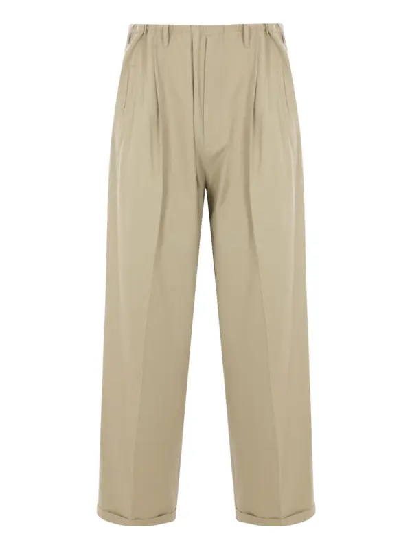 MAGLIANO Cotton Loose-fit Trousers - Neutrals