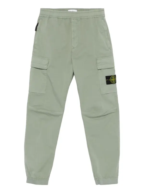 Stone Island Twill-weave Cargo Pants - Green