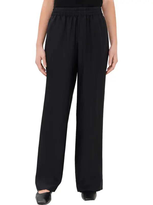 LISA YANG Wide Leg Trousers - Midnight