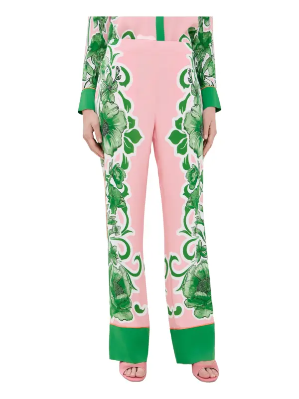Borgo De Nor Havana Trousers - Antigua/green Placement