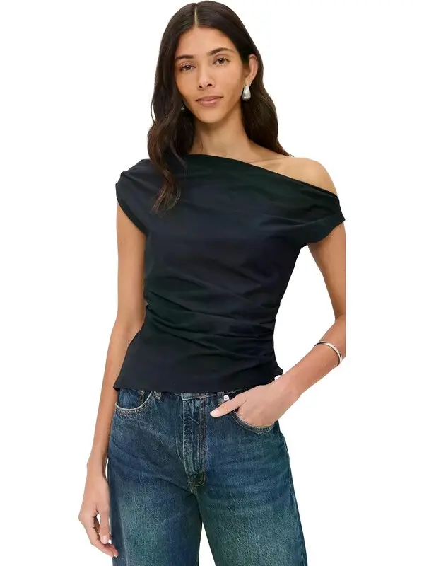Staud Phare Off-shoulder Top - Black