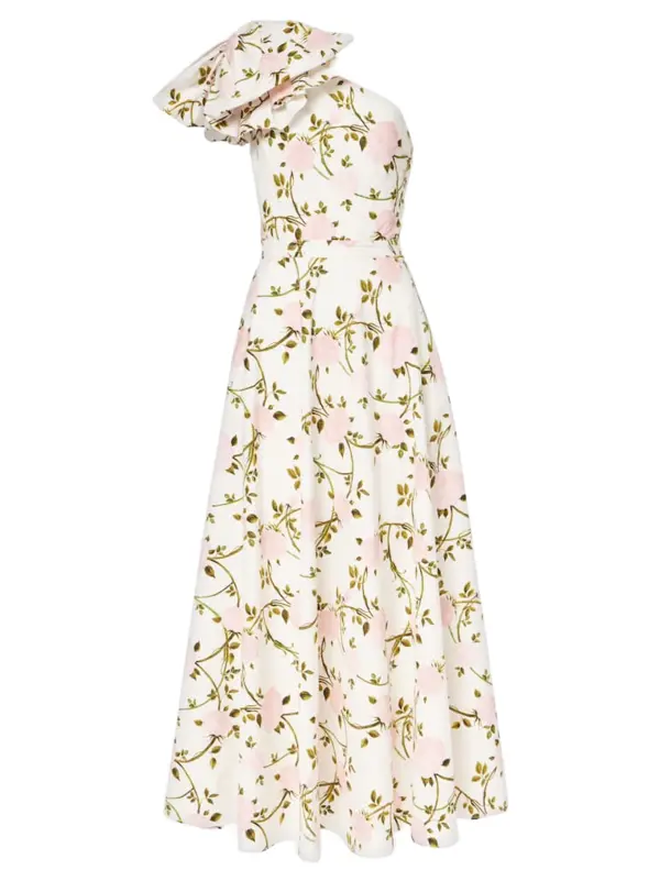 Giambattista Valli One-shoulder Cocktail Dress - White