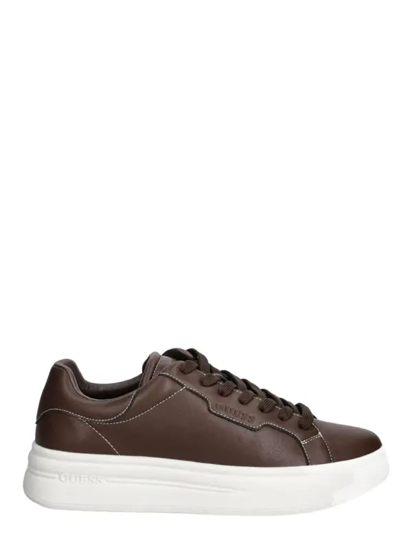 Guess Leather Sneakers - Brown