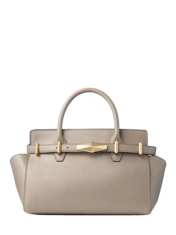JIMMY CHOO Diamond Belted Tote - Neutrals