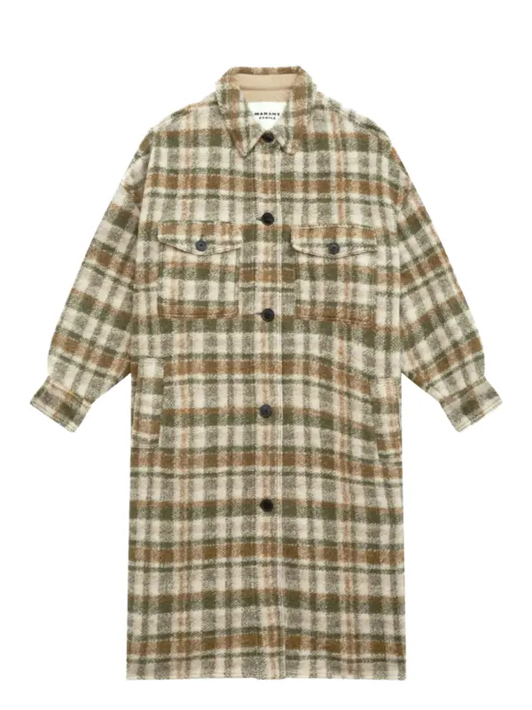 MARANT ETOILE Fontizi Wool-blend Coat - Kaki