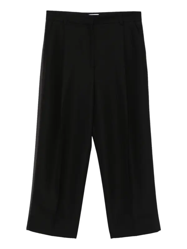 TOTÊME Wool Blend Trousers - Black