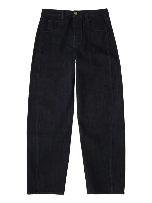 Jacquemus Le De Nîmes Mirada Barrel-leg Jeans - Navy