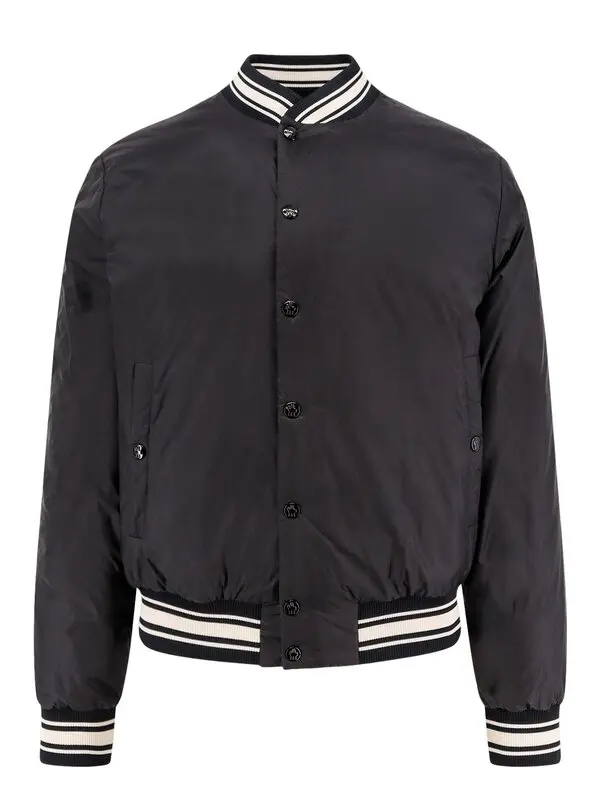 Moncler Bouchet Reversible Padded Bomber - Black