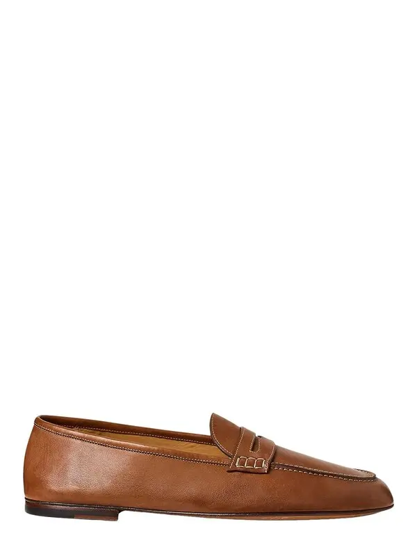 Ralph Lauren Collins Leather Penny Loafer - Brown