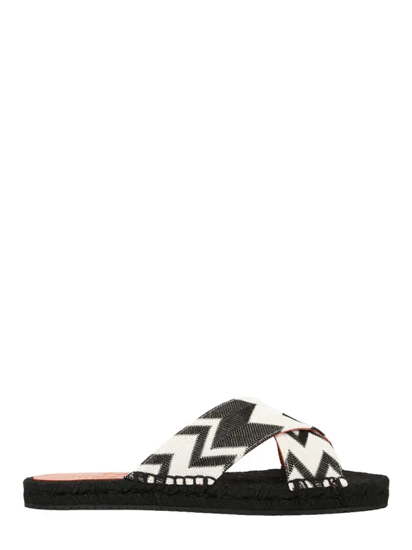 Missoni Harlow Slides - Wave Optical Black