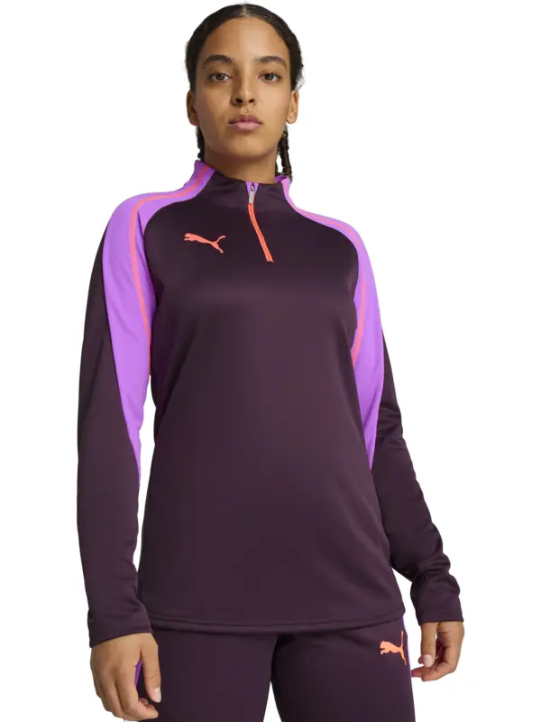 PUMA Individualblaze Quarter-zip Soccer Top - Purple
