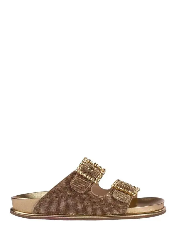LE SILLA Poolside Slides - Gold