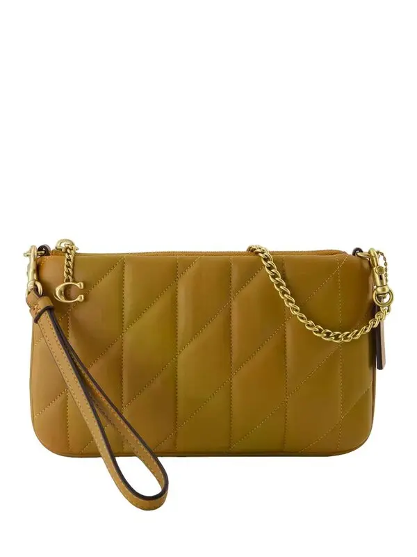 Coach Quilted Clutch - Brown