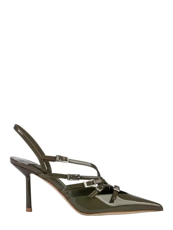 LE SILLA 80mm Slingback Pumps - Green