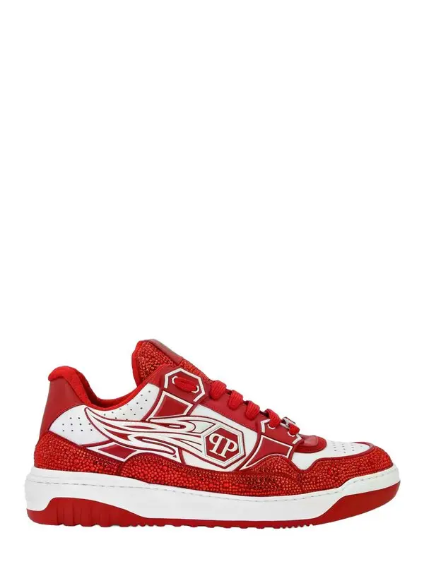 Philipp Plein Moon Walker Low-top Sneakers - Red