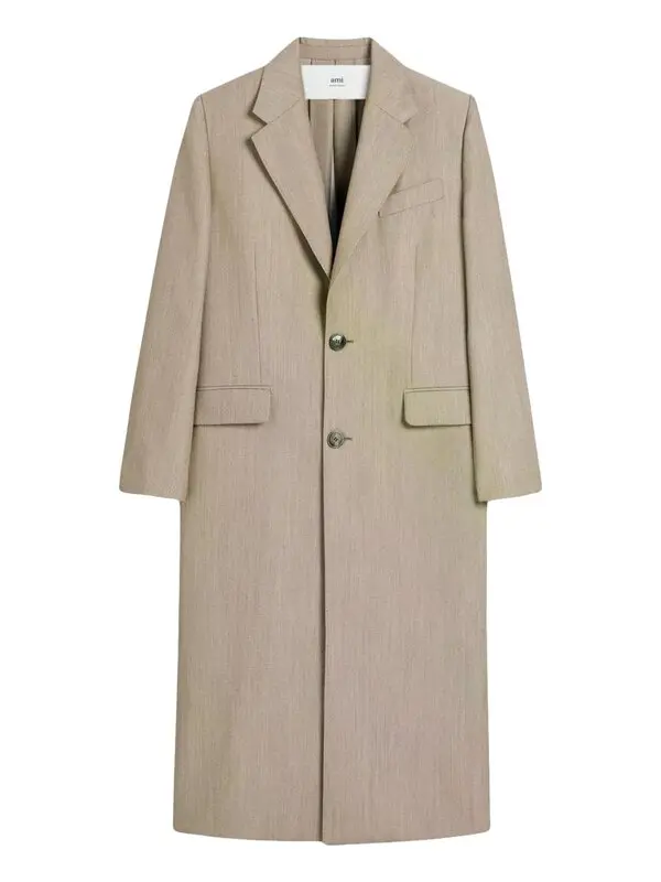 Ami Maxi Coat - Neutrals