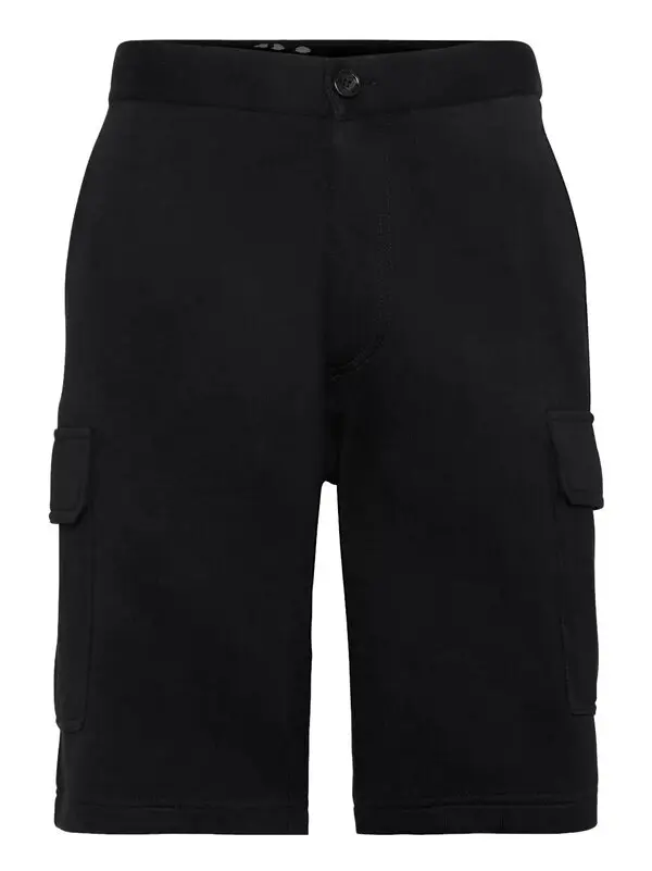 Brunello Cucinelli Terry Bermuda Shorts - Black