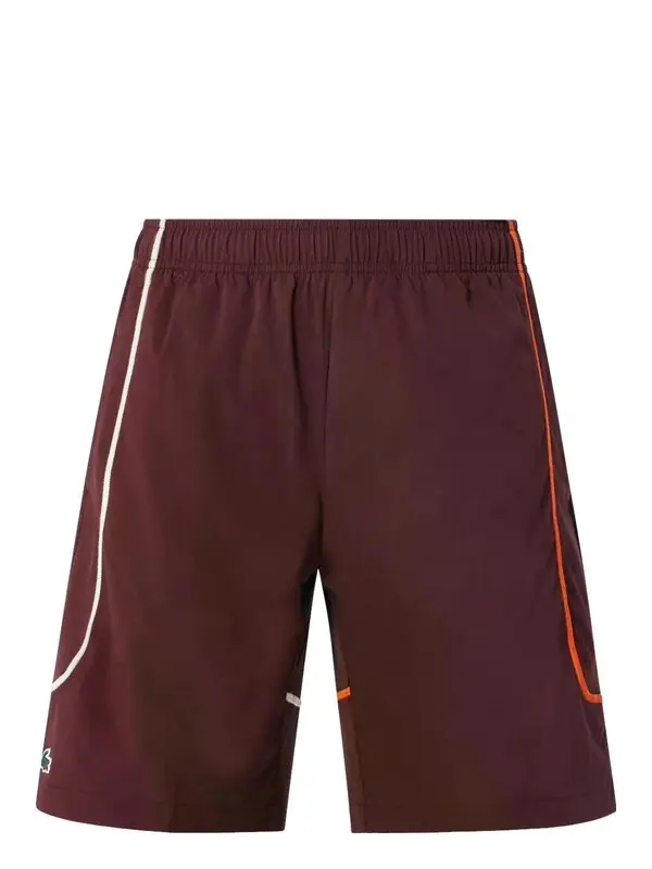 Lacoste Diamond Taffeta Tennis Shorts - Red