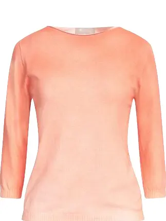 AROVESCIO Knitted Cotton Sweater - Orange