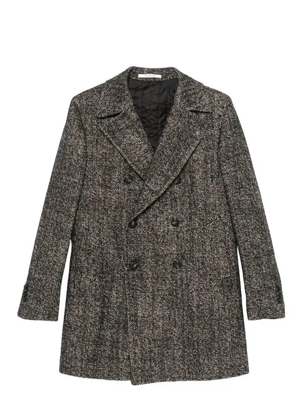 Tagliatore Double-breasted Coat - Brown