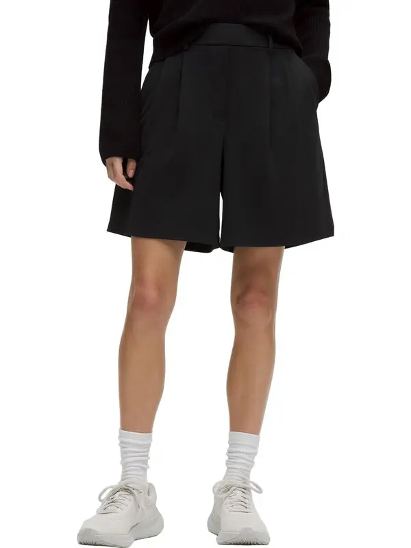 Lululemon Daydrift Pleated High-rise 7" Short - Black