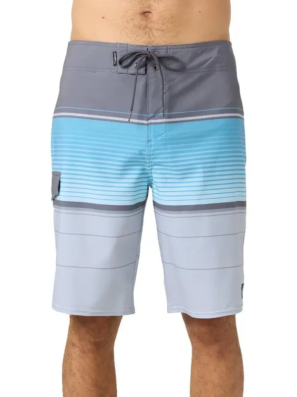 O'Neill Lennox Stripe Board Shorts - Grey