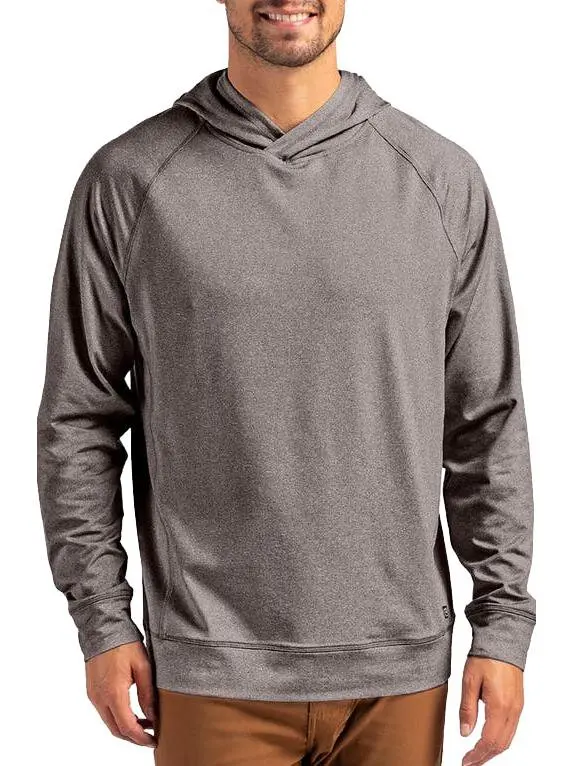 Cutter & Buck Adapt Heather Hooded Pullover - Black Heather
