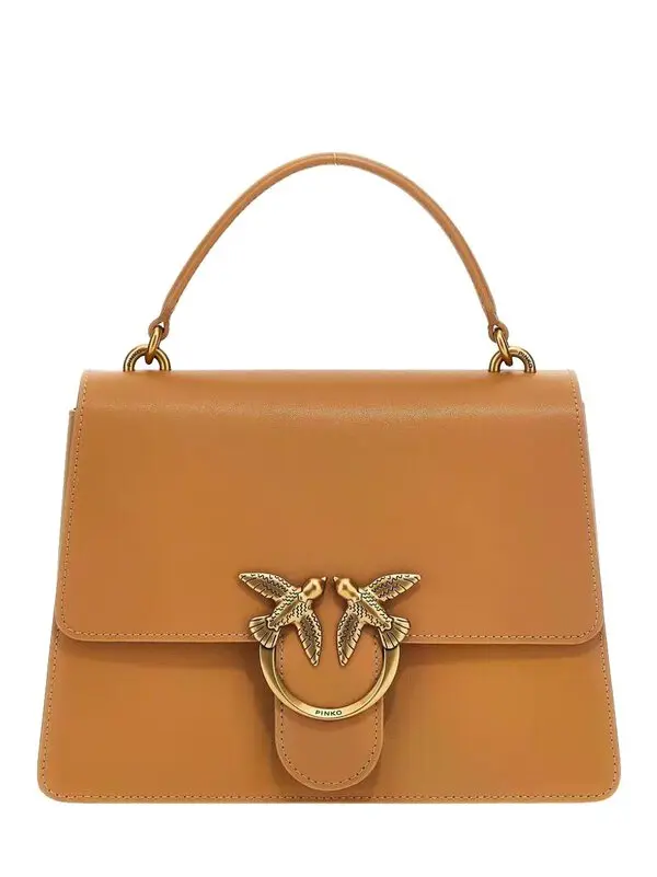 Pinko Love One Tote Bag - Brown
