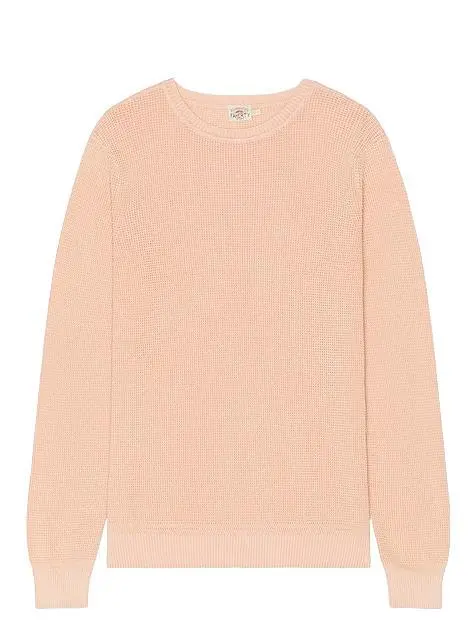 Faherty Brand Sunwashed Crew Neck Sweater - Coral Dawn