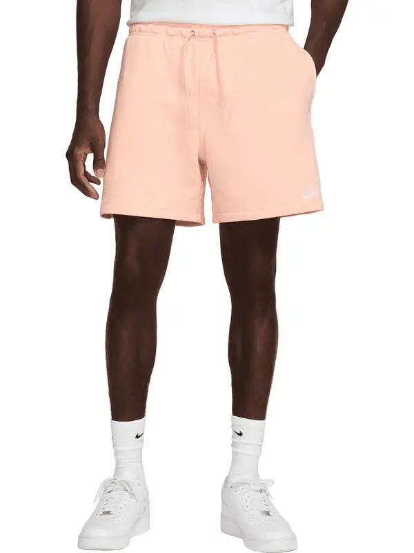 Nike Club French Terry Flow Shorts - Pink
