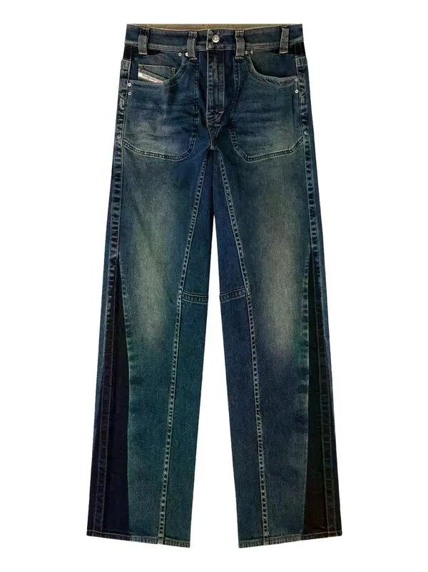 Diesel D-macro-re Straight Jeans - Blue