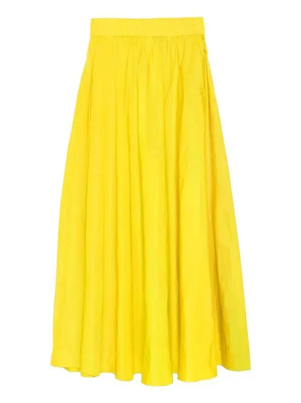 P.a.r.o.s.h Taffeta Maxi Skirt - Yellow