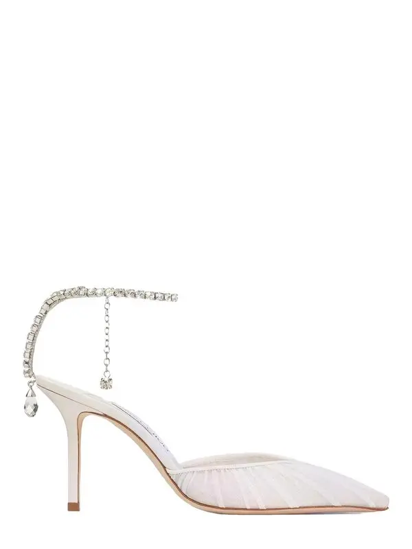 JIMMY CHOO 85mm Saeda Pumps - Neutrals