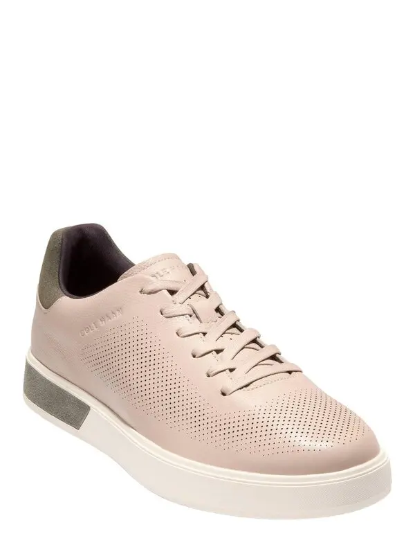 Cole Haan Grandpro Angleace Sneaker - Sesame Nubuck/dusty Olive