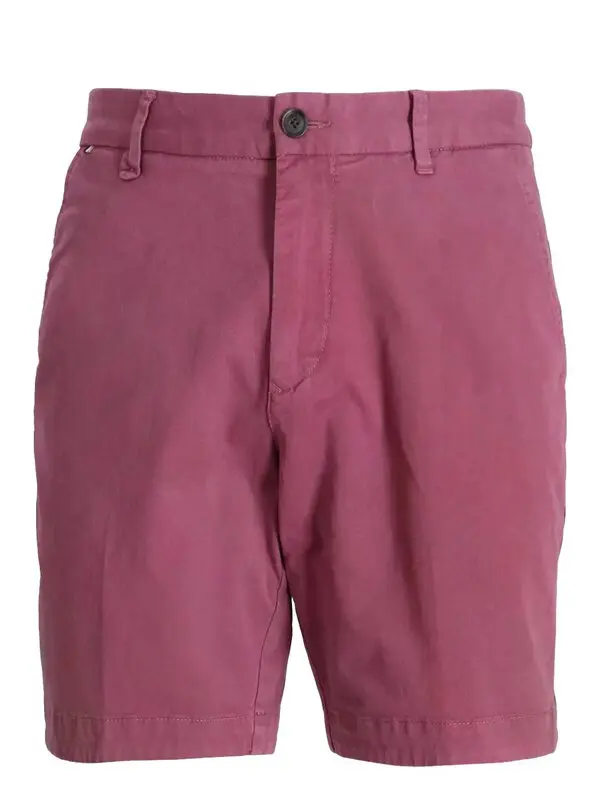 Hugo Boss Slim-fit Twill Shorts - Pink