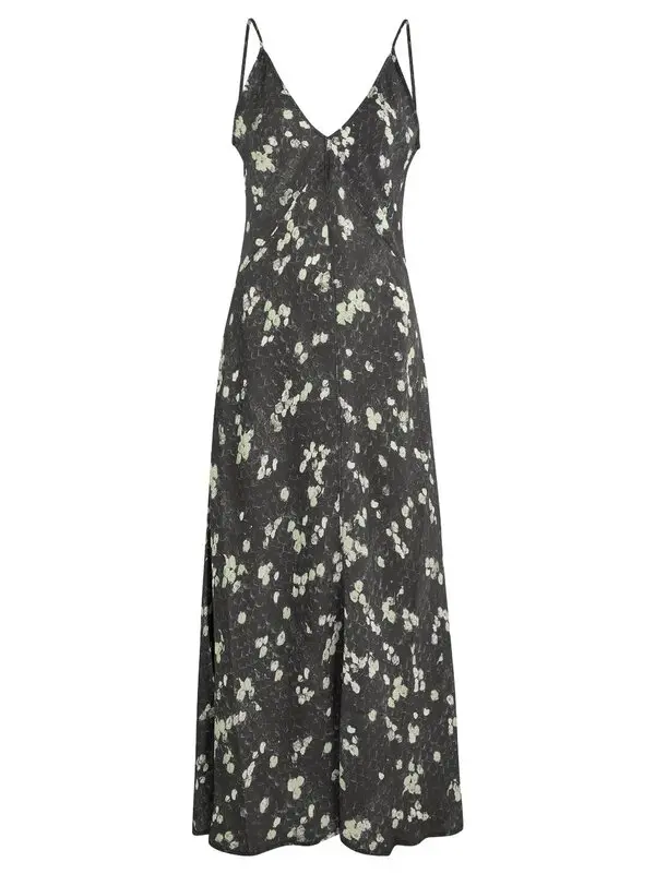 Day Birger Et Mikkelsen Gio Python-effect Woven Midi Dress - Black