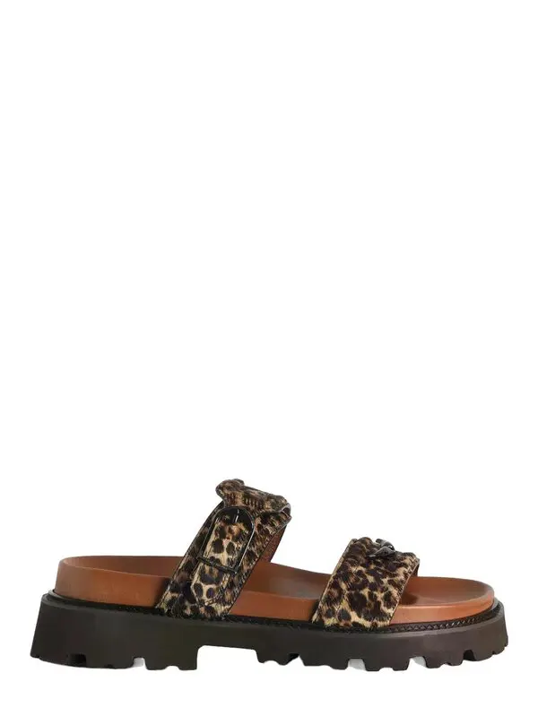 Zadig&Voltaire Ride Leather Mules - Neutrals