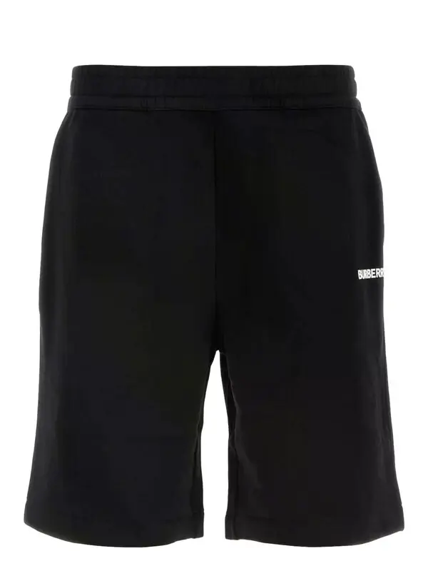 Burberry Cotton Bermuda Shorts - Black