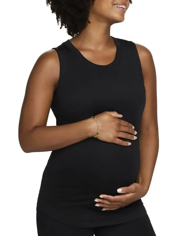 Nike One Magic Dri-fit Maternity Slim Fit Tank - Black