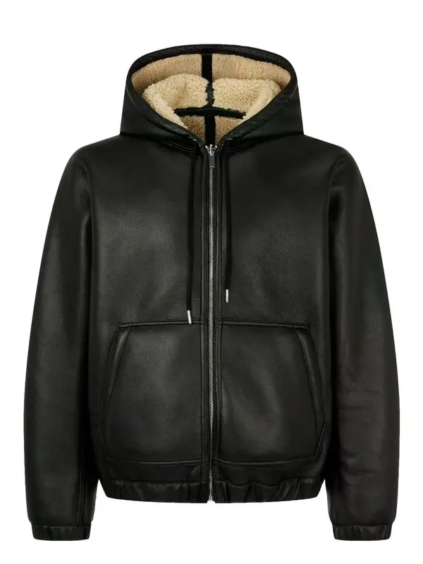 STUDIO TOMBOY Hooded Reversible Jacket - Black